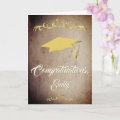 Elegant Gold Ornament Congratulations Graduation Card | Zazzle