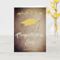 Elegant Gold Ornament Congratulations Graduation Card | Zazzle