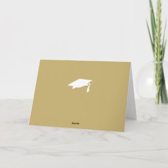 Elegant Gold Ornament Congratulations Graduation Card | Zazzle
