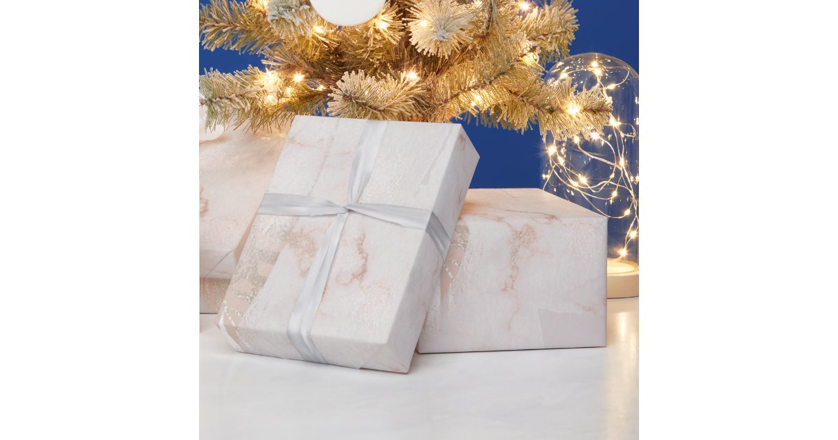 Elegant Gold Palm Leaf Marble Gift Wrapping Paper | Zazzle