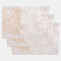 Elegant Gold Palm Leaf Marble Gift Wrapping Paper Sheets | Zazzle