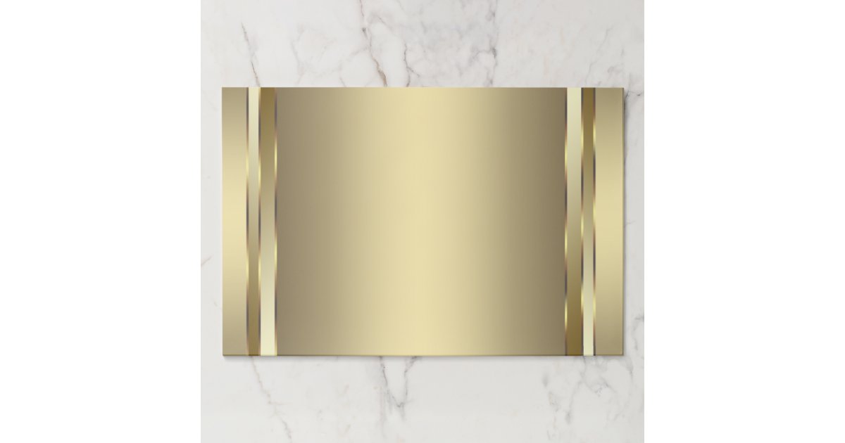 Elegant Gold Party Paper Placemats | Zazzle