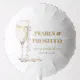 Elegant Gold Pearls and Prosecco Bridal Shower Balloon | Zazzle