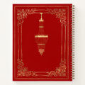 Elegant Gold Red Classic Notebook | Zazzle