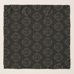 Elegant Gold Scales of Justice | Lawyer Scarf | Zazzle