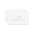 Elegant Gold Script Gift Registry Enclosure Card | Zazzle
