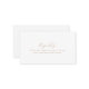 Elegant Gold Script Gift Registry Enclosure Card | Zazzle