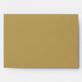 Elegant Gold Signature Script Return Address Envelope | Zazzle