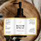 Elegant Gold Simple Modern Room Mist Spray Label | Zazzle