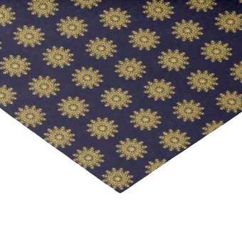 Elegant Gold Snowflake Holiday Tissue Paper | Zazzle