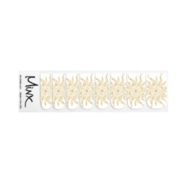 Elegant Gold Sun Mandala Design Minx Nail Art | Zazzle