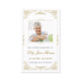 Elegant Gold Swirl Funeral Prayer Card | Edit Colo | Zazzle