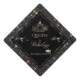 Elegant Gold Tiara Black Glitter Graduation Cap | Zazzle