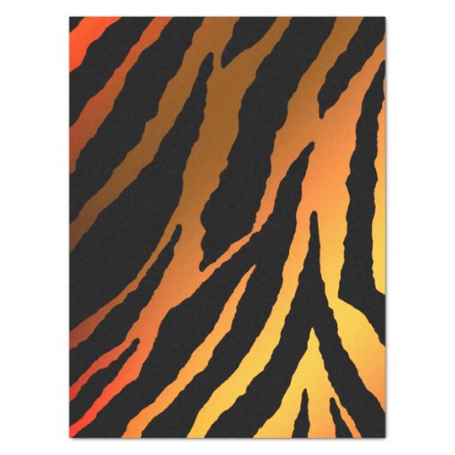 Elegant Gold Tiger Tissue Paper | Zazzle