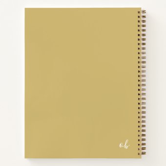 Elegant Gold Tone Reflections Journal Notebook | Zazzle