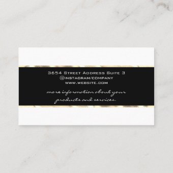 Elegant Gold Trim Business Card | Zazzle