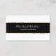 Elegant Gold Trim Business Card | Zazzle