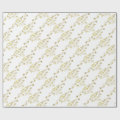 Elegant Gold Wedding Rings Wrapping Paper | Zazzle