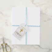 Elegant Gold White Catholic Confirmation Gift Tags | Zazzle