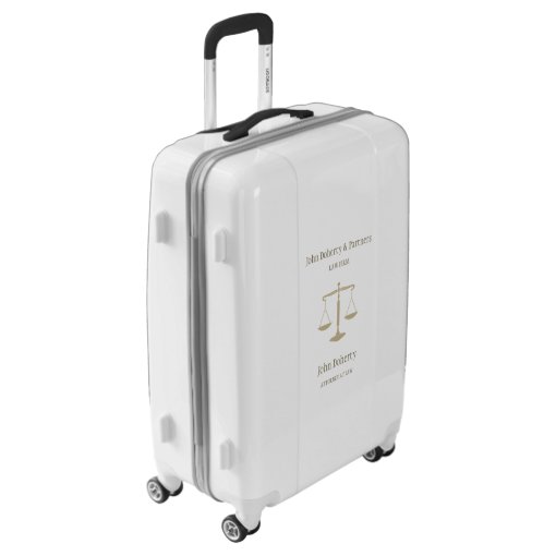Elegant Golden Scales of Justice | Lawyer Luggage | Zazzle