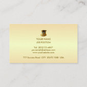 Elegant Golden Shades & Golden Dots Business Card | Zazzle
