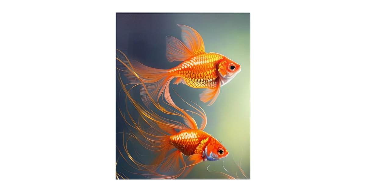 Elegant Goldfish Fantasy Art | Zazzle
