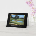 Elegant Golf Course Sympathy Card for a Golfer | Zazzle