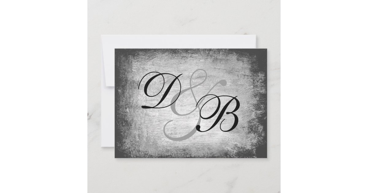 Elegant Gothic Grunge Invitation | Zazzle