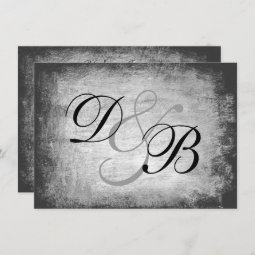 Elegant Gothic Grunge Invitation | Zazzle