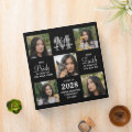 Elegant Graduate 5 Photo Scrapbook Graduation 3 Ring Binder | Zazzle