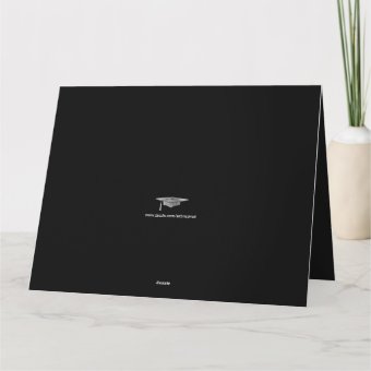 Elegant Graduation Congratulations Faux Silver Card | Zazzle