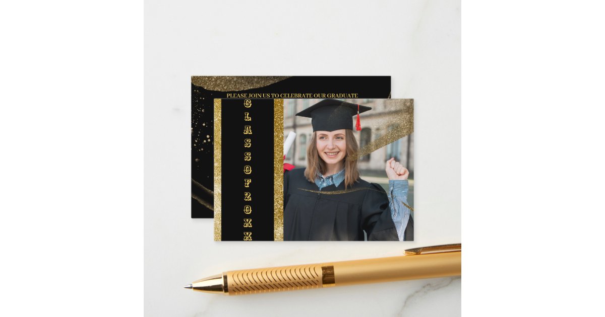 elegant Graduation Enclosure Card | Zazzle
