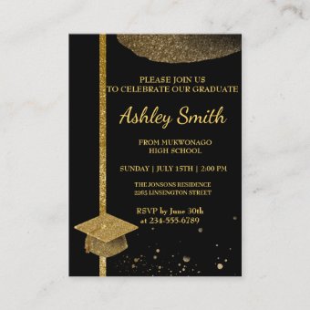 elegant Graduation Enclosure Card | Zazzle
