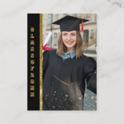 elegant Graduation Enclosure Card | Zazzle