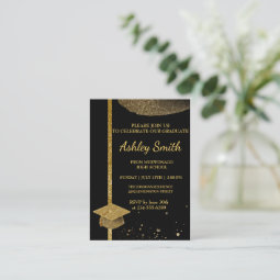 elegant Graduation Enclosure Card | Zazzle