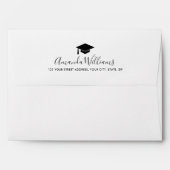 Elegant graduation envelopes with custom color cap | Zazzle