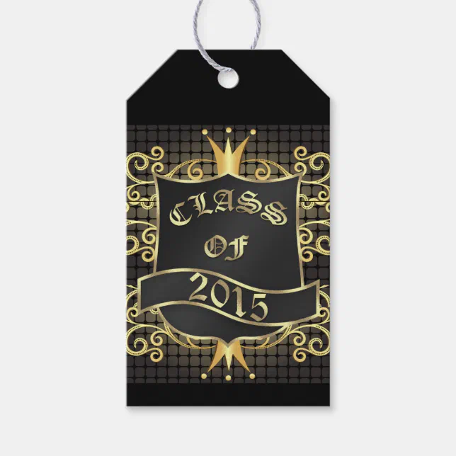 Elegant Graduation Gift Tag - SRF | Zazzle