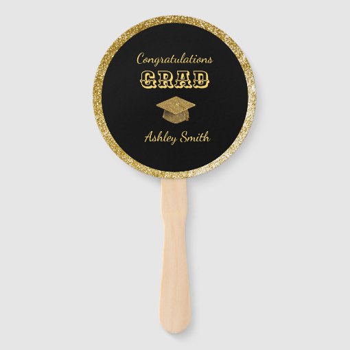 elegant Graduation Hand Fan | Zazzle