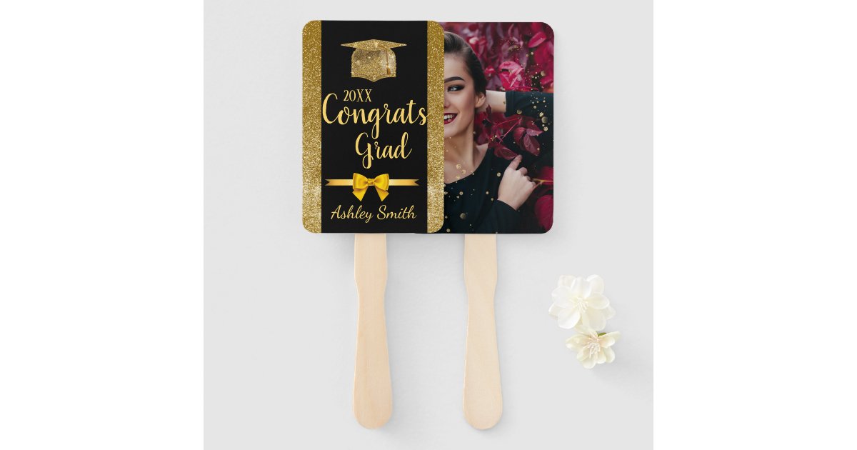 elegant Graduation Hand Fan | Zazzle
