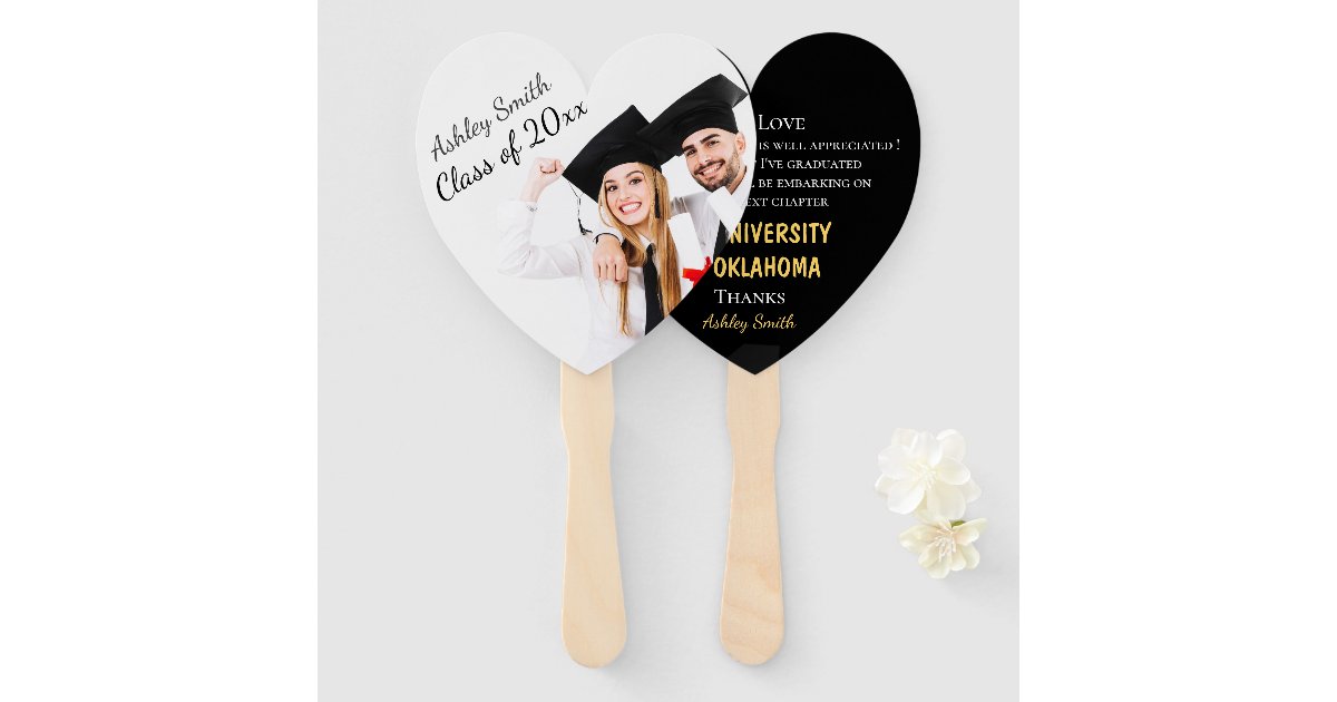 elegant Graduation Hand Fan | Zazzle