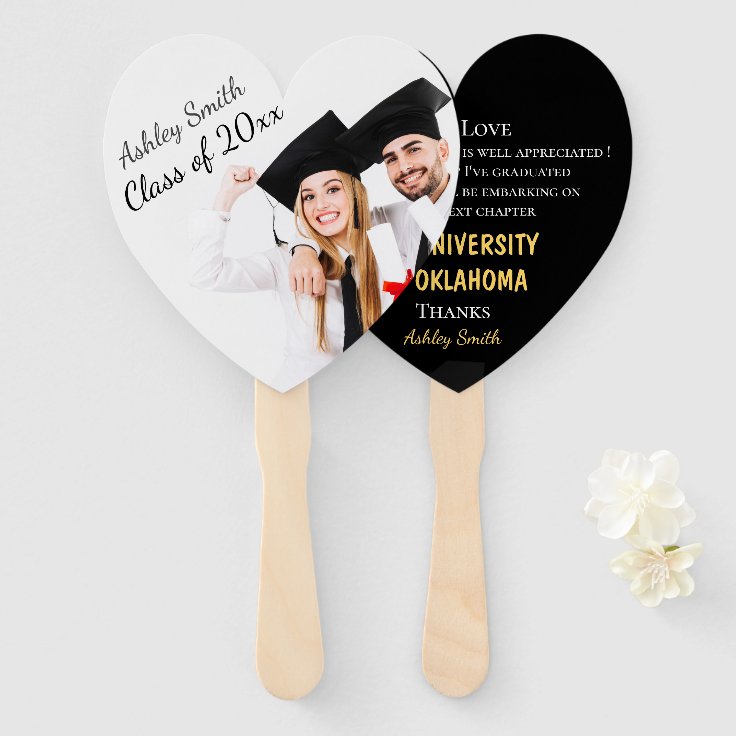 elegant Graduation Hand Fan | Zazzle