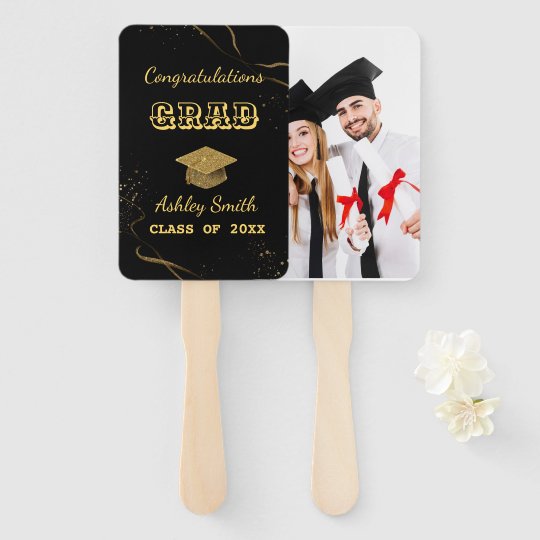 elegant Graduation Hand Fan | Zazzle.com