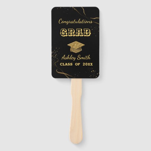 elegant Graduation Hand Fan | Zazzle