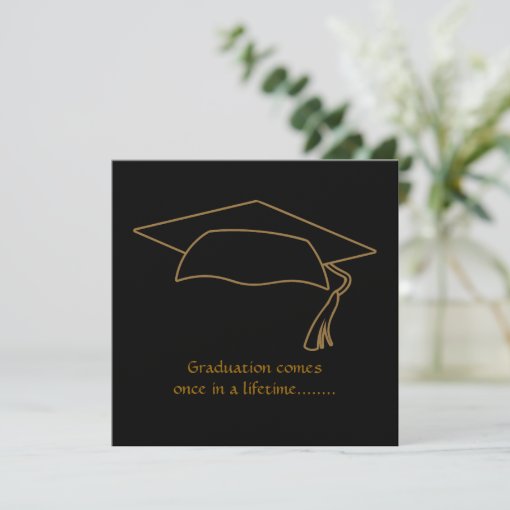 Elegant Graduation Invitation | Zazzle
