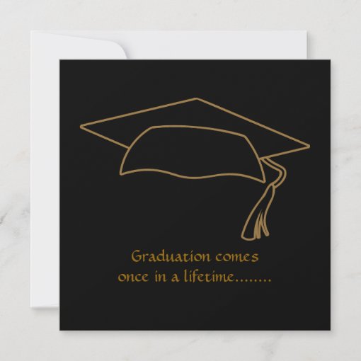 Elegant Graduation Invitation | Zazzle