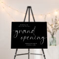 Elegant Grand Opening Calligraphy Welcome Foam Board | Zazzle