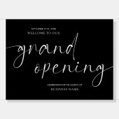 Elegant Grand Opening Calligraphy Welcome Foam Board | Zazzle