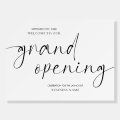 Elegant Grand Opening Calligraphy Welcome Sign | Zazzle