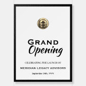 Elegant Grand Opening Welcome Sign | Zazzle