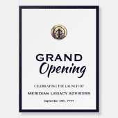 Elegant Grand Opening Welcome Sign | Zazzle